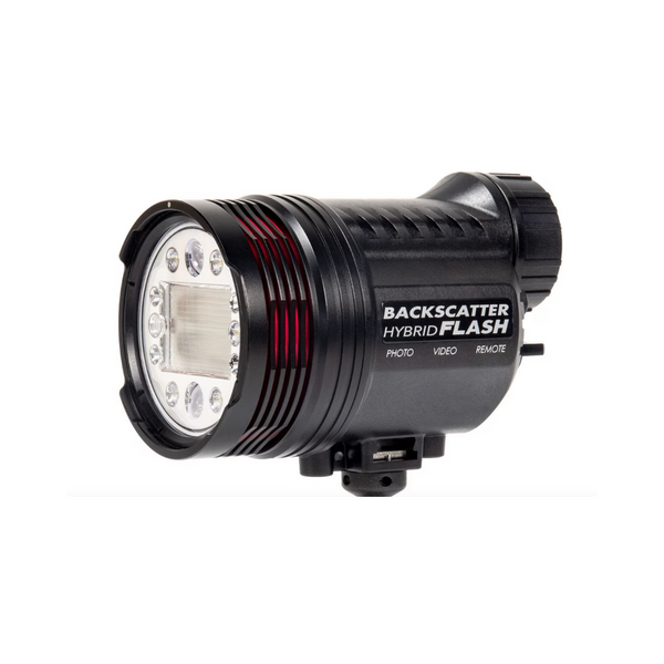 Backscatter Hybrid Flash Underwater Strobe & Video Light HF-1 (5000 Lu ...